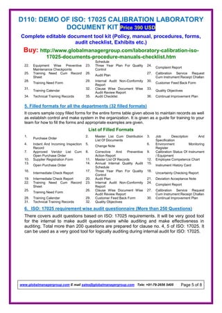 Iso 17025 laboratory_documents | PDF | Business Accounting & Finance ...