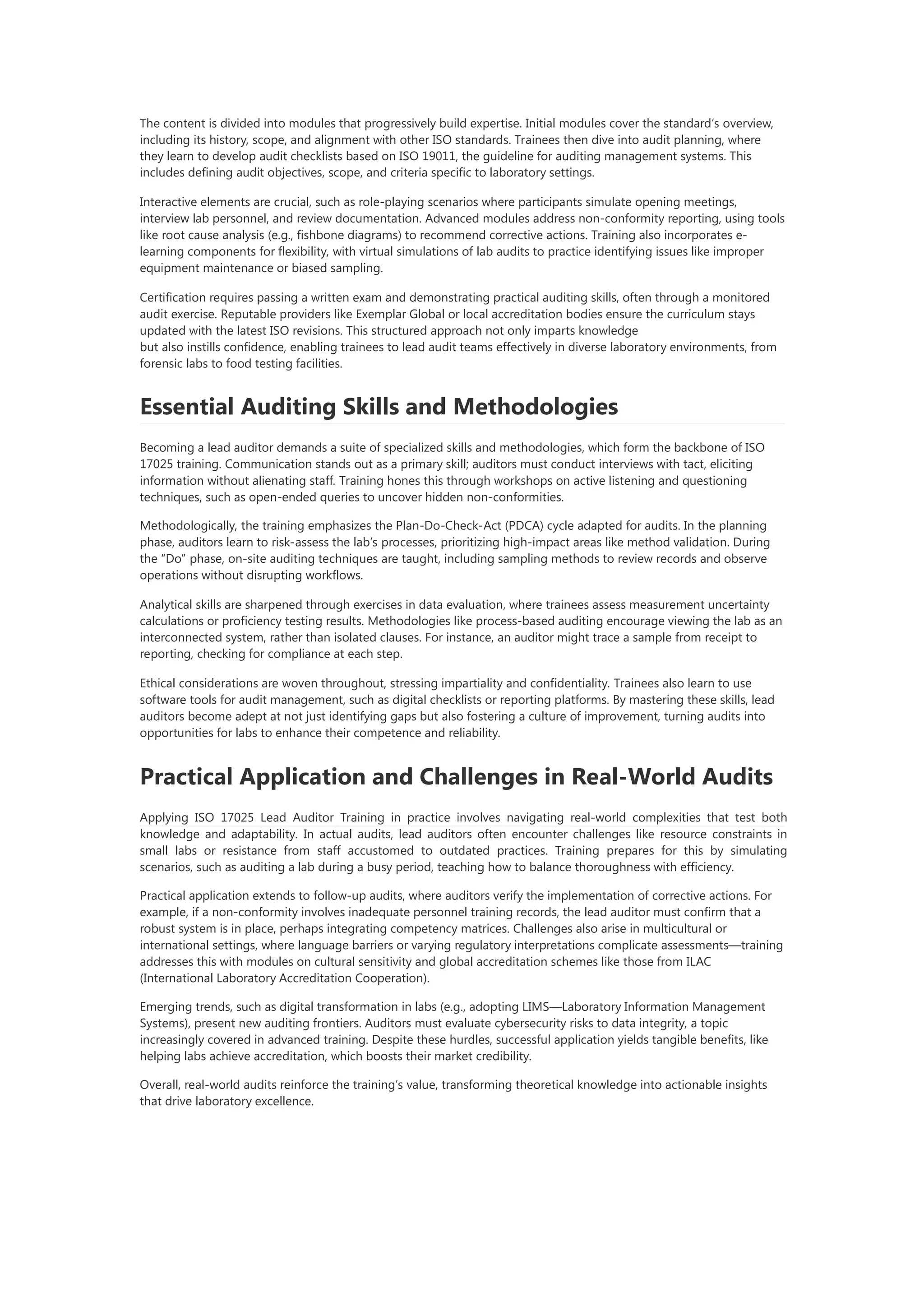 ISO 17025 Lead Auditor Training in Australia.ppt