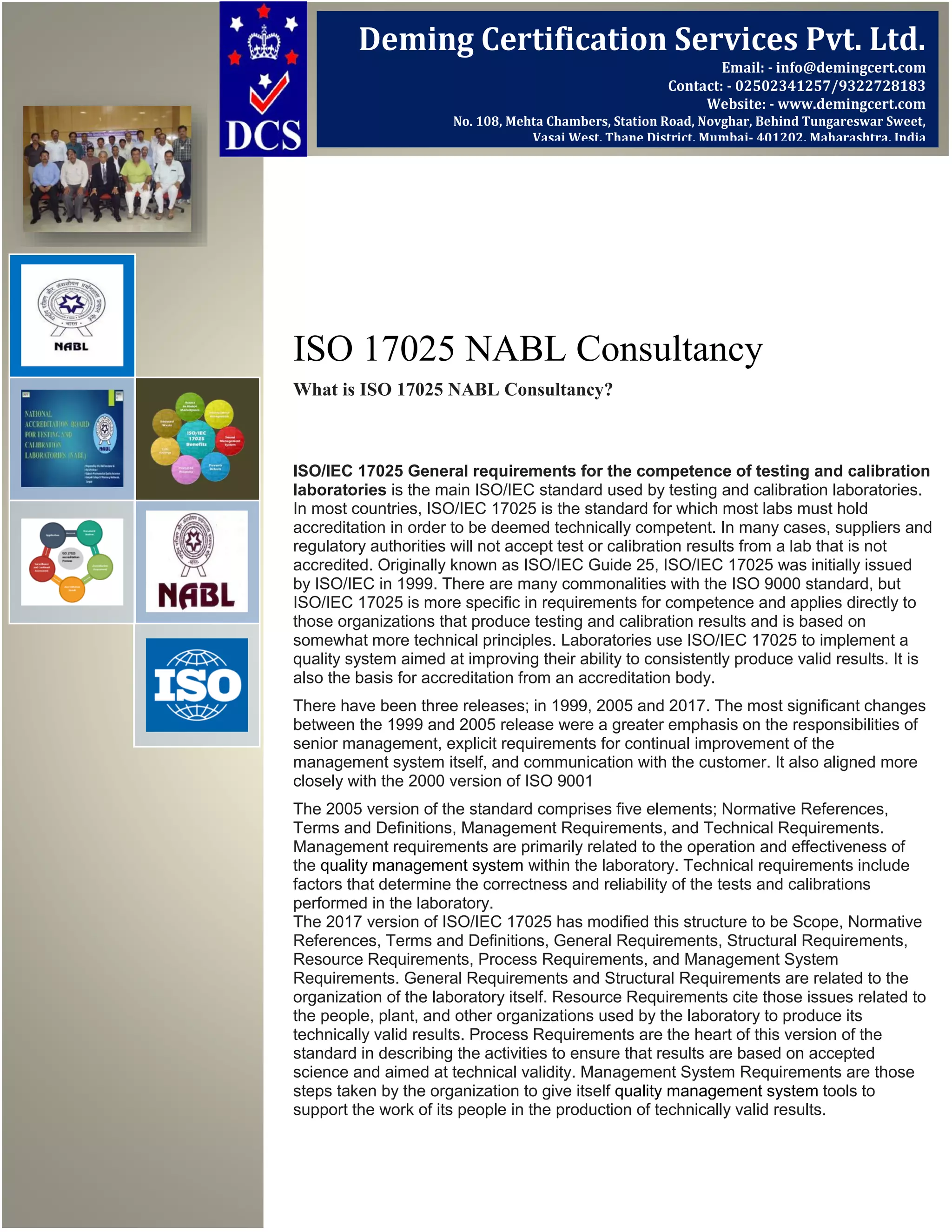 ISO 17025 NABL Consultancy.pdf
