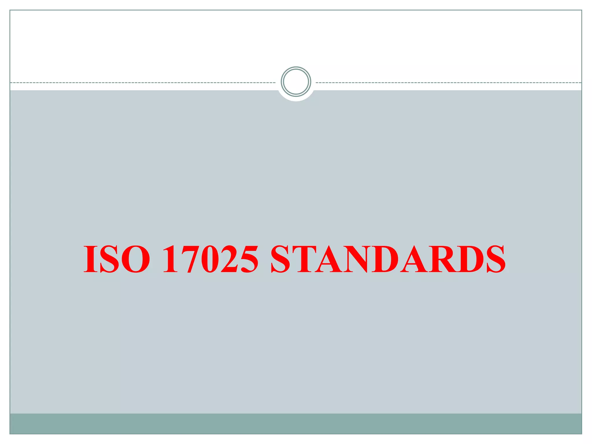 Iso 17025 standard | PDF