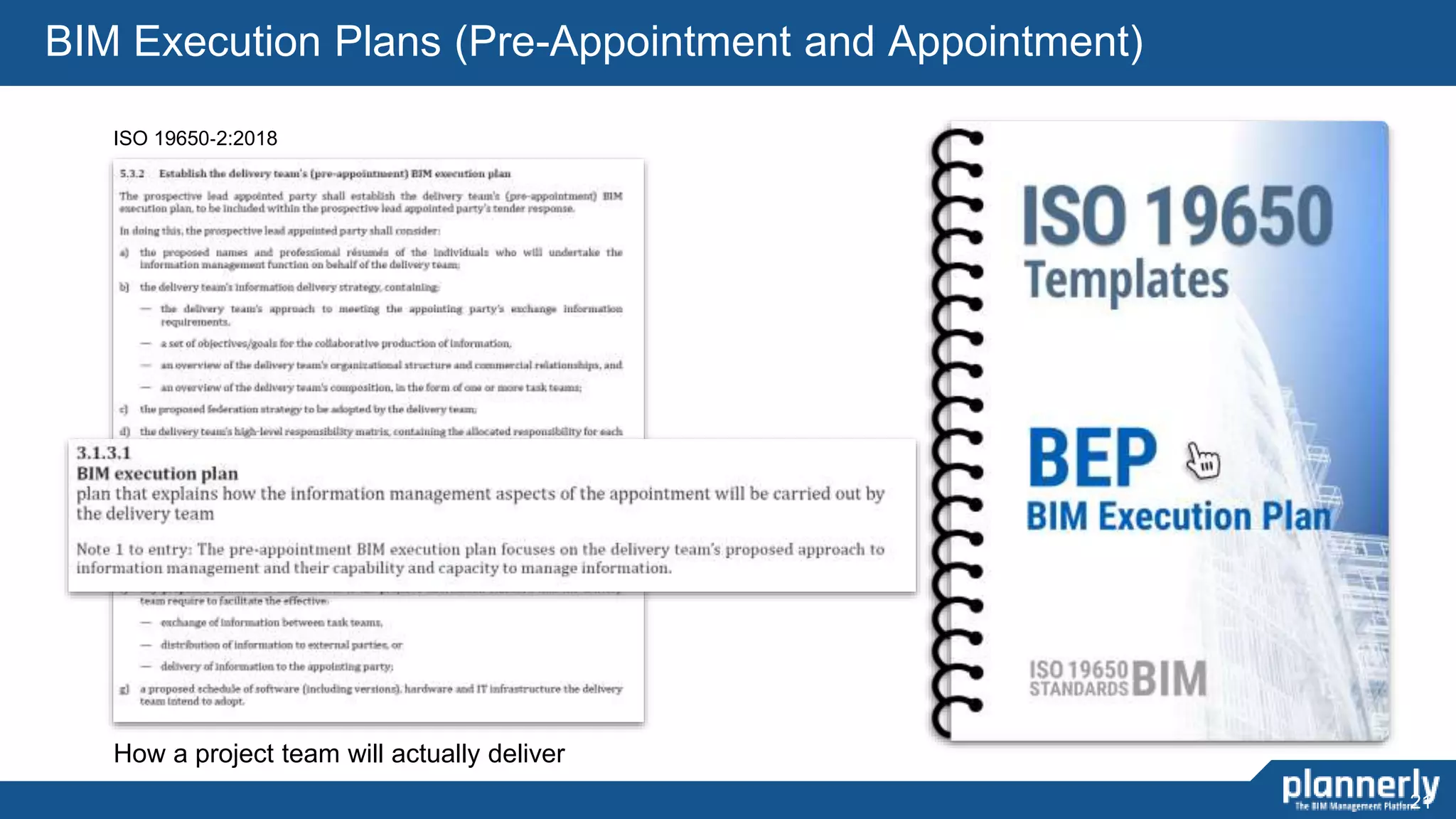 ISO 19650 - Episode 1 - ISO 19650 OIR+EIR+BEP++++ Templates Webinar | PPTX