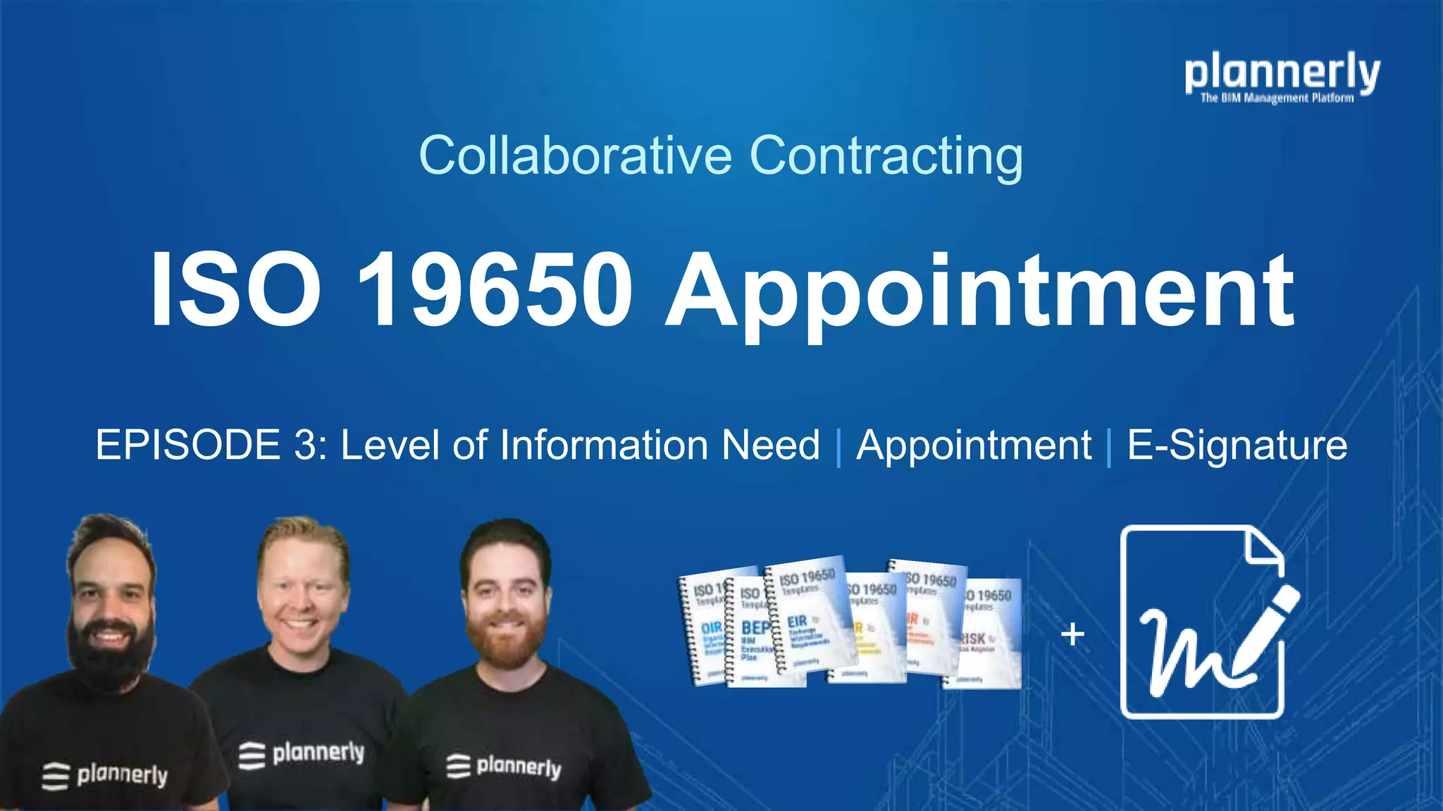 ISO 19650 Appointment steps (with level of information need and e ...