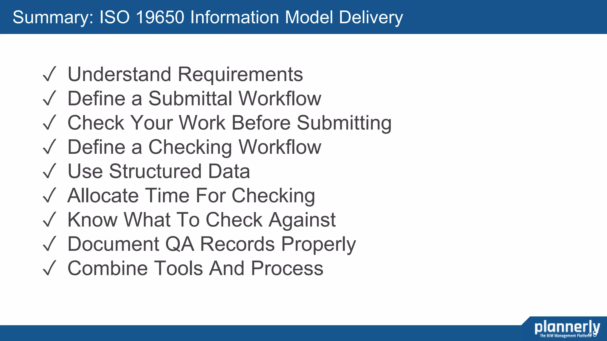 ISO 19650 Information Management Process - Information Model Delivery ...