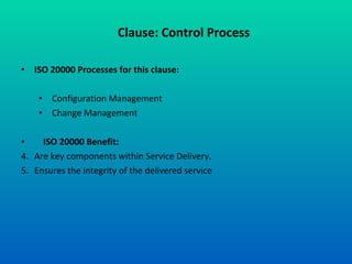 Iso 20000 standard implementation | PPT