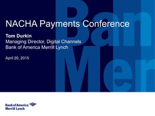 2015 NACHA Presentation - ACH Network Roadmap for ISO 20022 | PDF