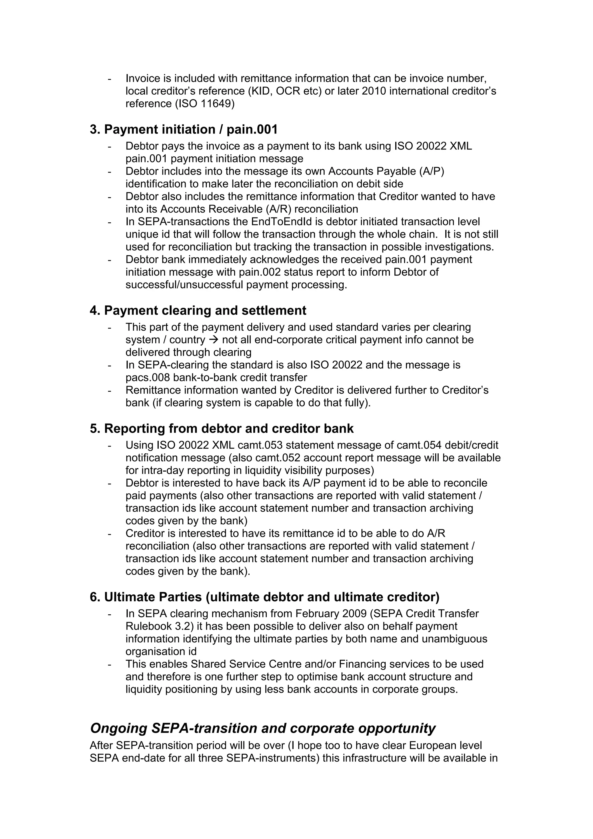 Iso20022 Straight through Processing | PDF