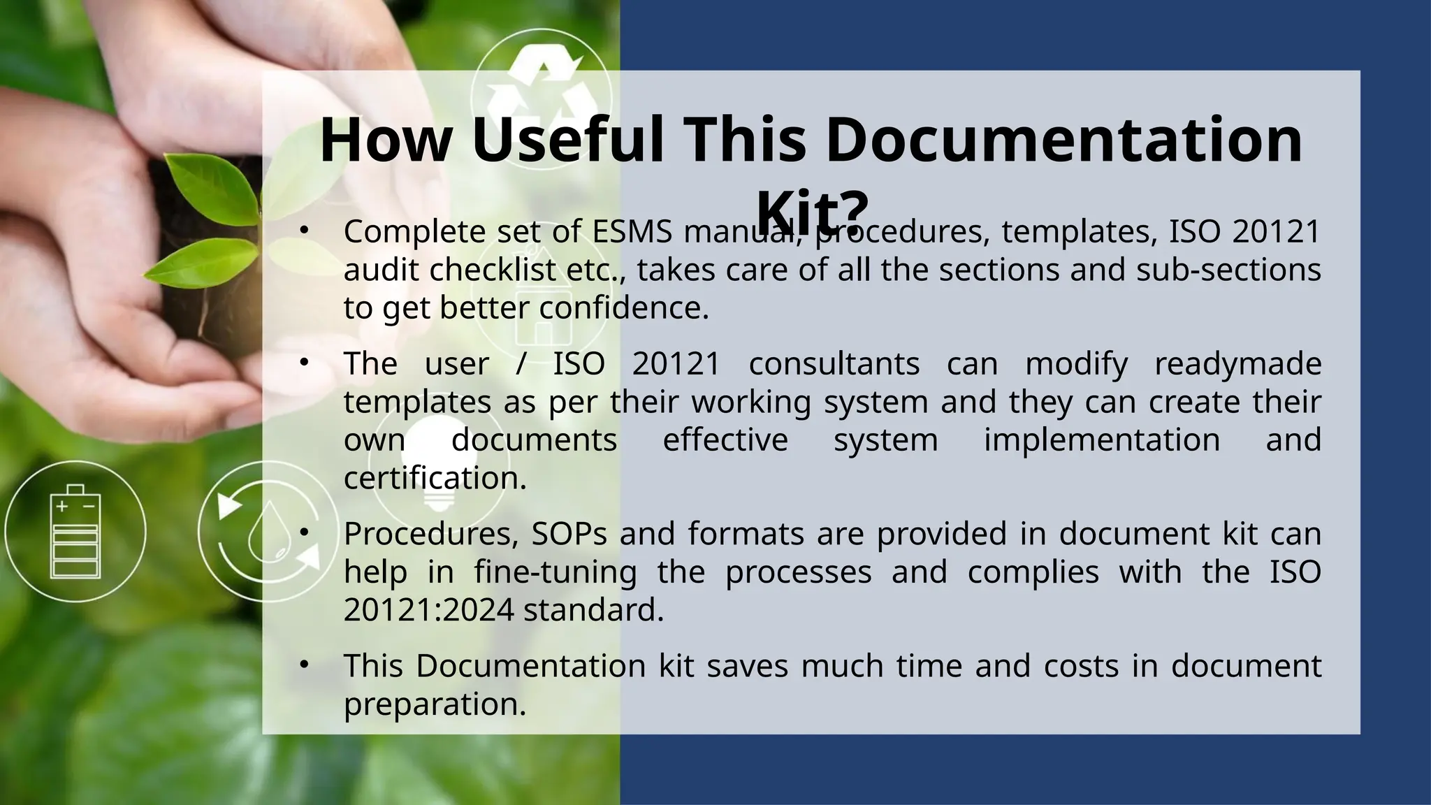 ISO 20121 2024 Documentation and Awareness Training Kit | PPTX