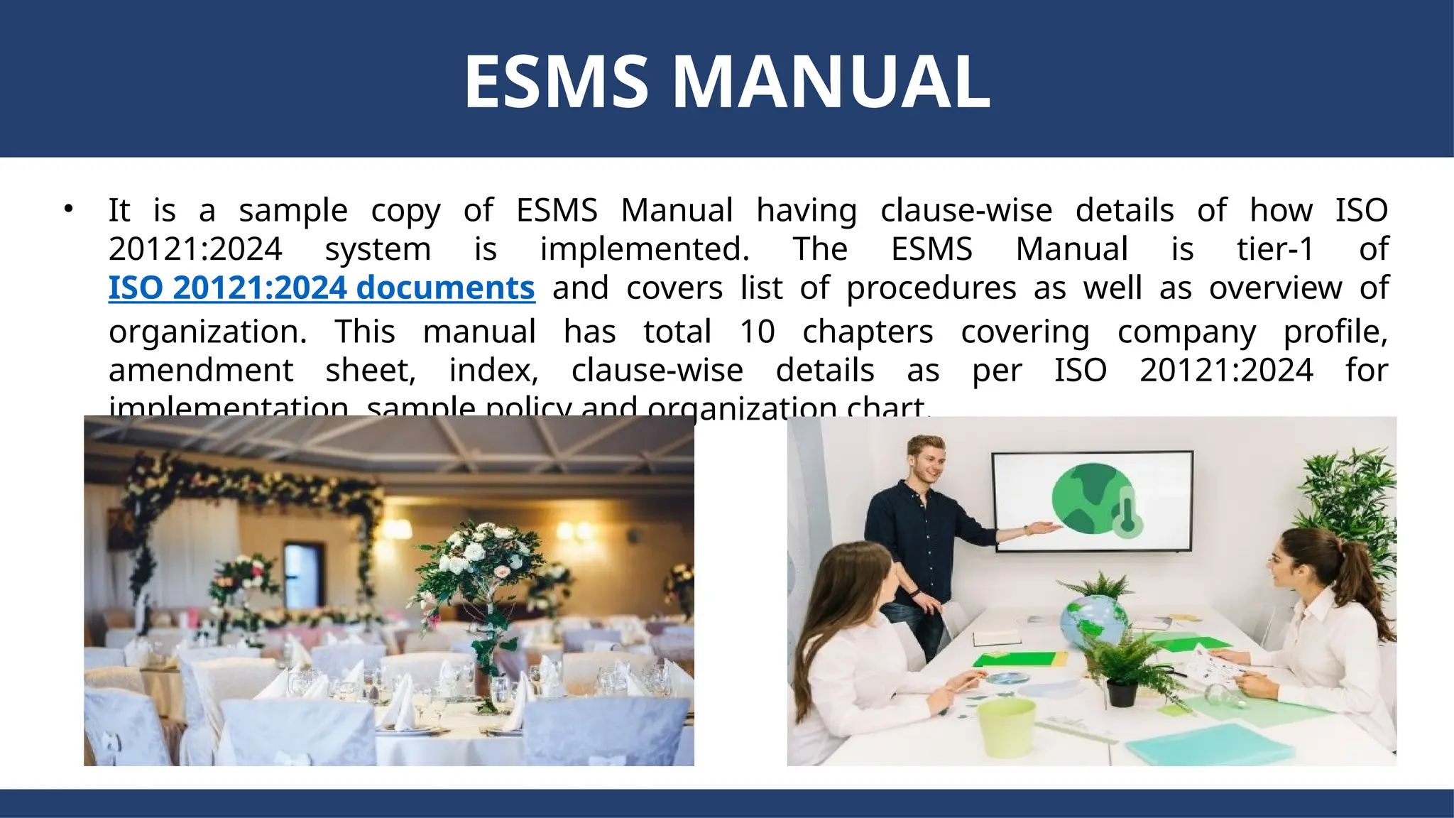 ISO 20121 2024 Documentation and Awareness Training Kit | PPTX