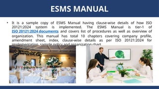ISO 20121 2024 Documentation and Awareness Training Kit | PPTX