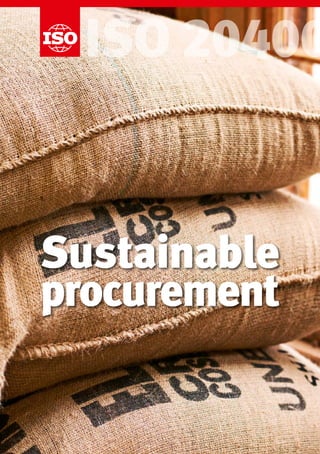 Iso 20400 sustainable procur | PDF