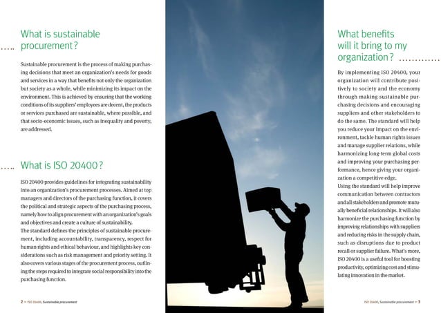 Iso 20400 sustainable procur | PDF | Green Solutions | Business