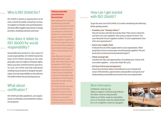 Iso 20400 sustainable procur | PDF | Green Solutions | Business