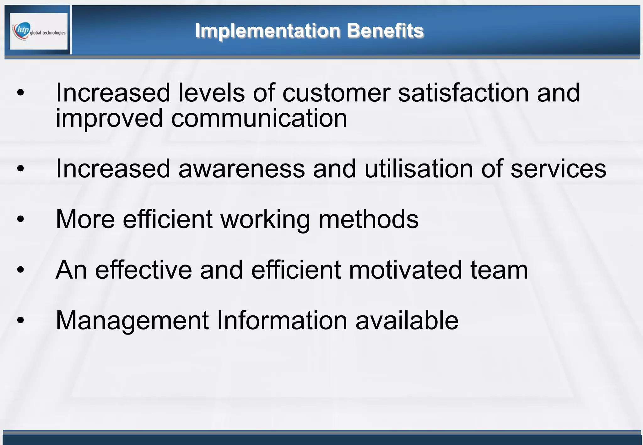 ISO 20000 Implementation Presentation | PDF