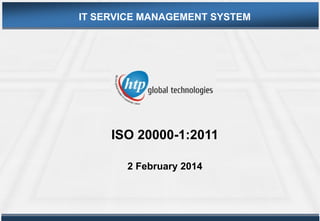 ISO 20000 Implementation Presentation | PDF