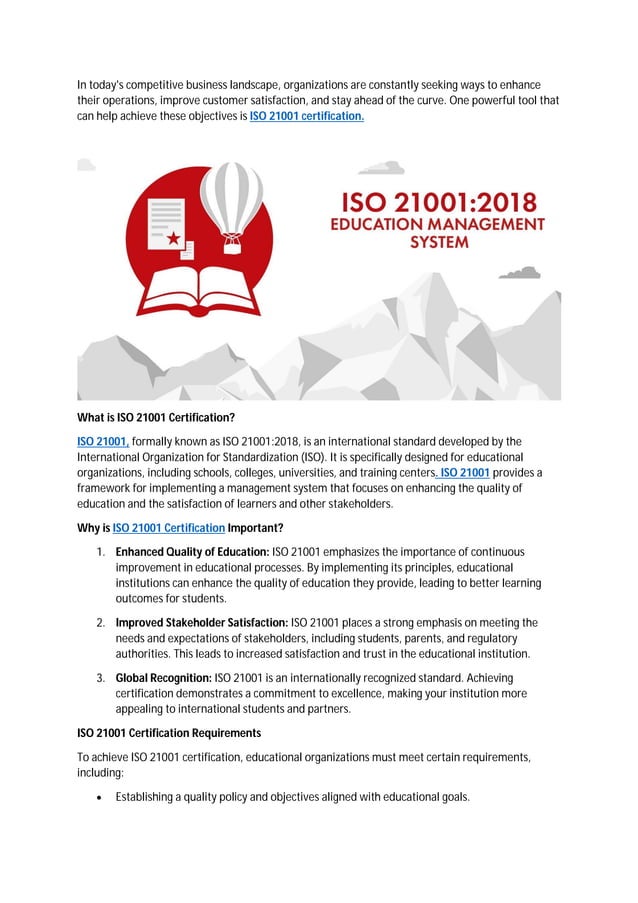 ISO 21001 Certification Everything You Need to Know.pdf