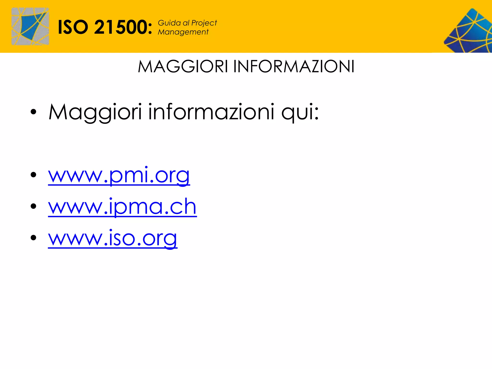 Iso 21500 project management | PPTX