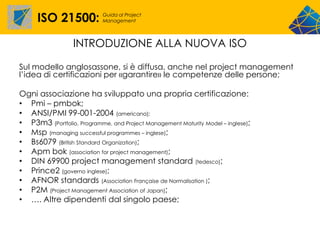 Iso 21500 project management | PPTX