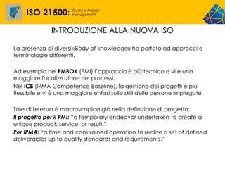 Iso 21500 project management | PPTX