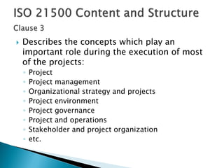 ISO 21500 - Guidance on Project Management | PPT