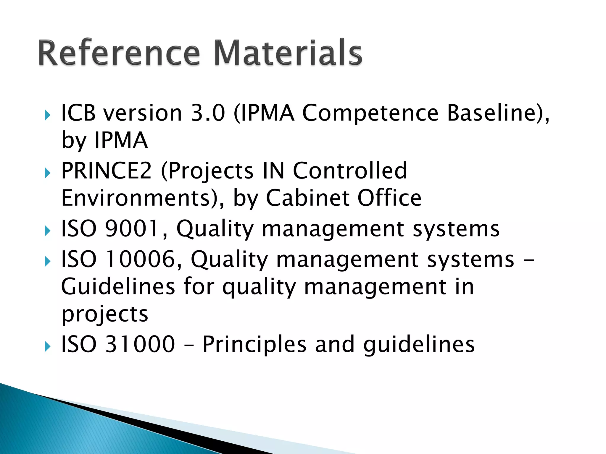 ISO 21500 - Guidance on Project Management | PDF