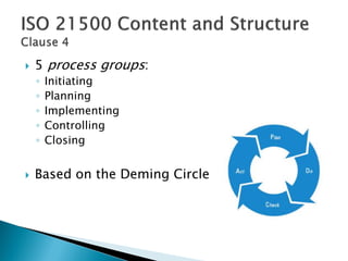 ISO 21500 - Guidance on Project Management | PDF