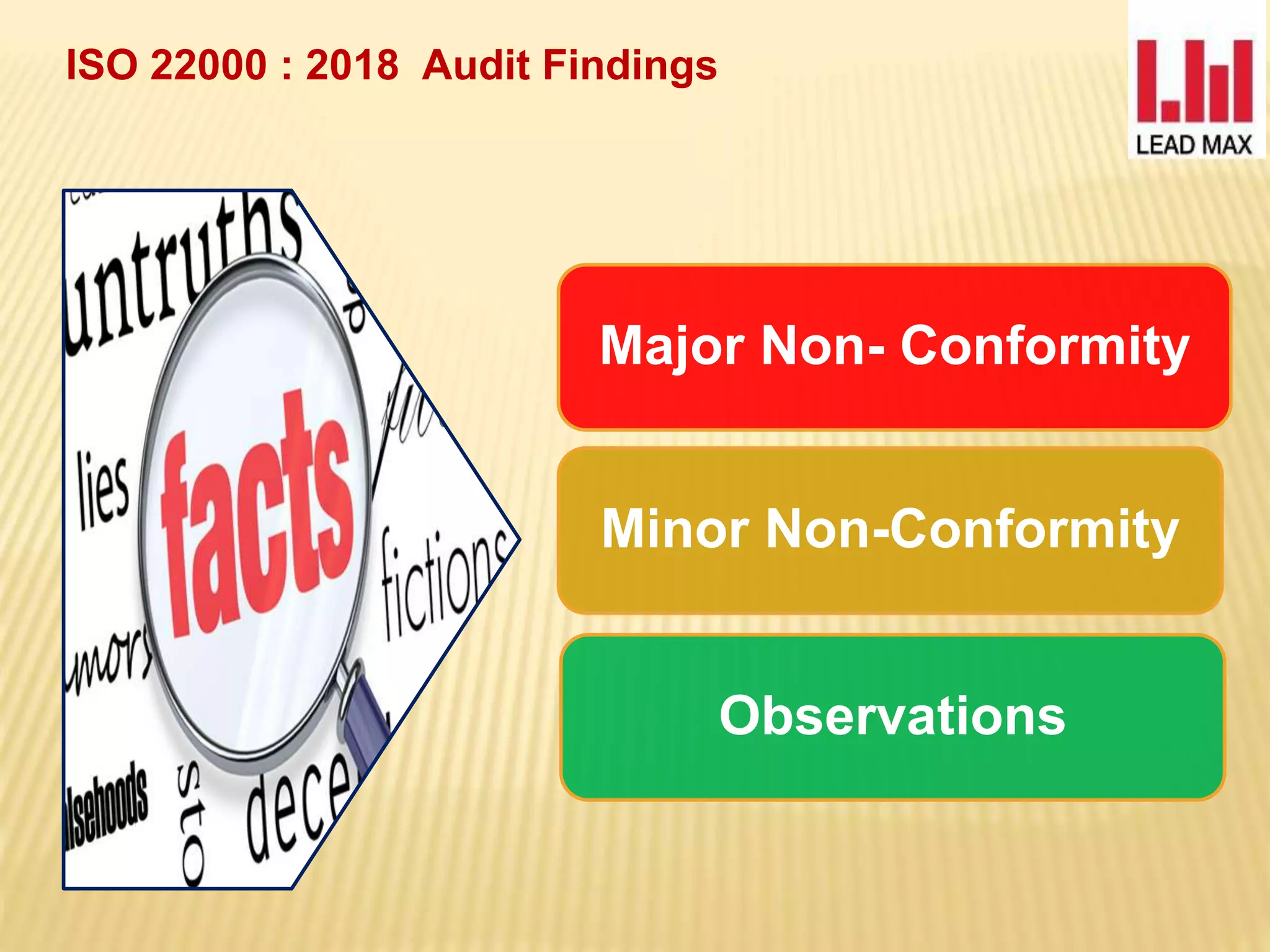 Iso 22000 2018 awareness training | PPTX