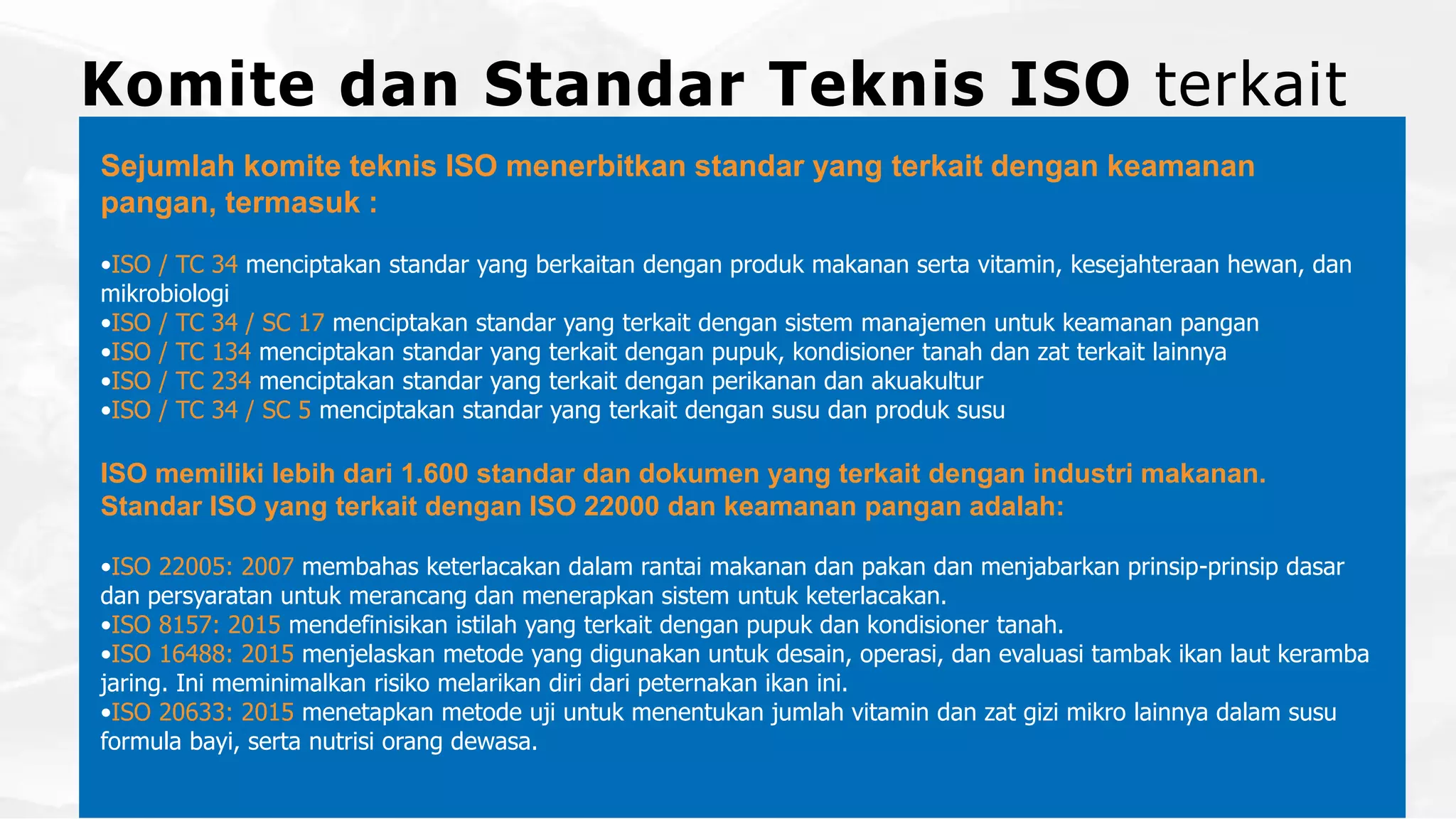 Iso 22000 2018 TUGAS MATA KULIAH | PPTX
