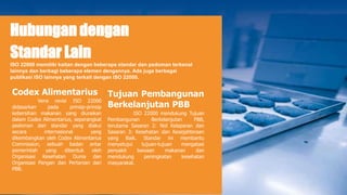 Iso 22000 2018 TUGAS MATA KULIAH | PPTX