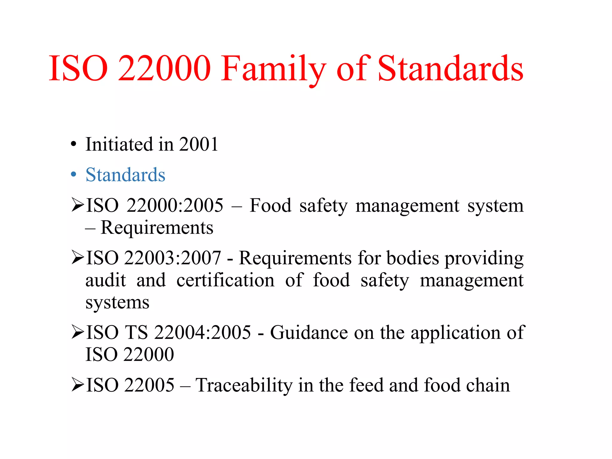 ISO 22000 - Food Safety Management System and HACCP Implementation | PPTX