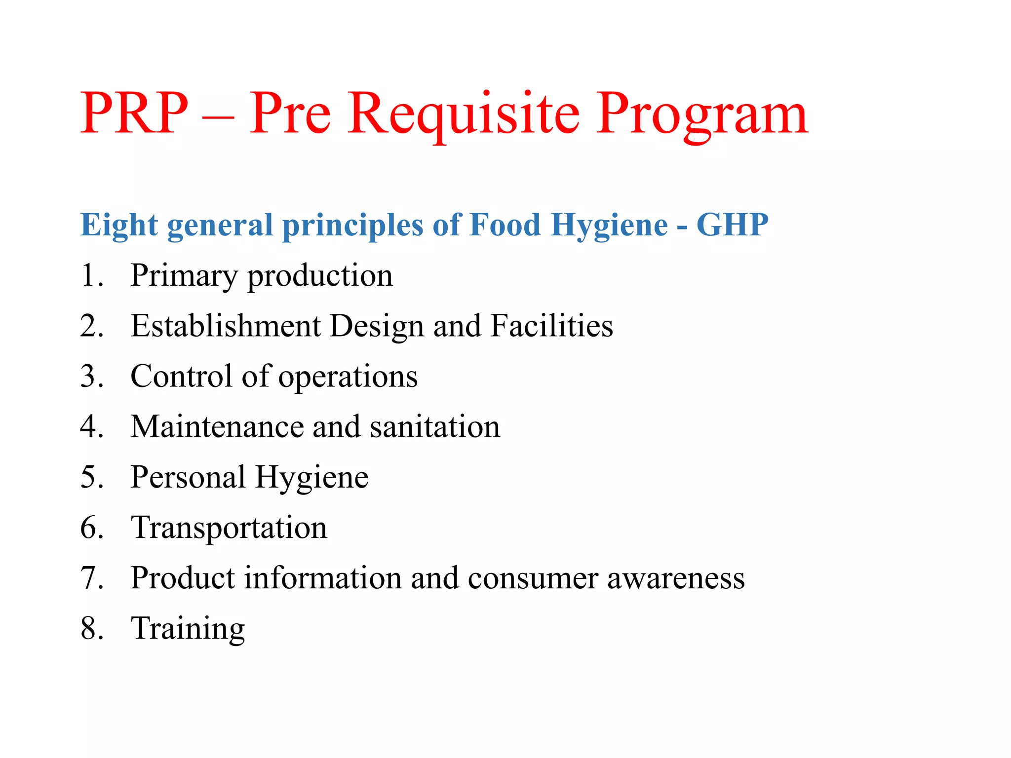 ISO 22000 - Food Safety Management System and HACCP Implementation | PPTX