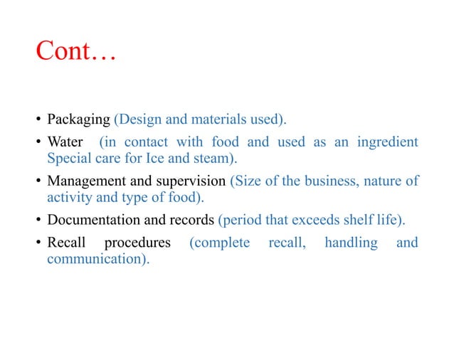 ISO 22000 - Food Safety Management System and HACCP Implementation | PPTX