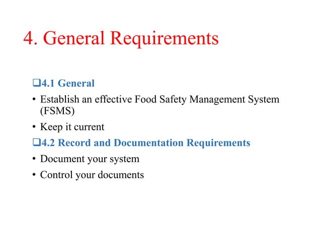 ISO 22000 - Food Safety Management System and HACCP Implementation | PPTX