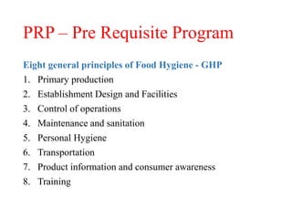 ISO 22000 - Food Safety Management System and HACCP Implementation | PPTX
