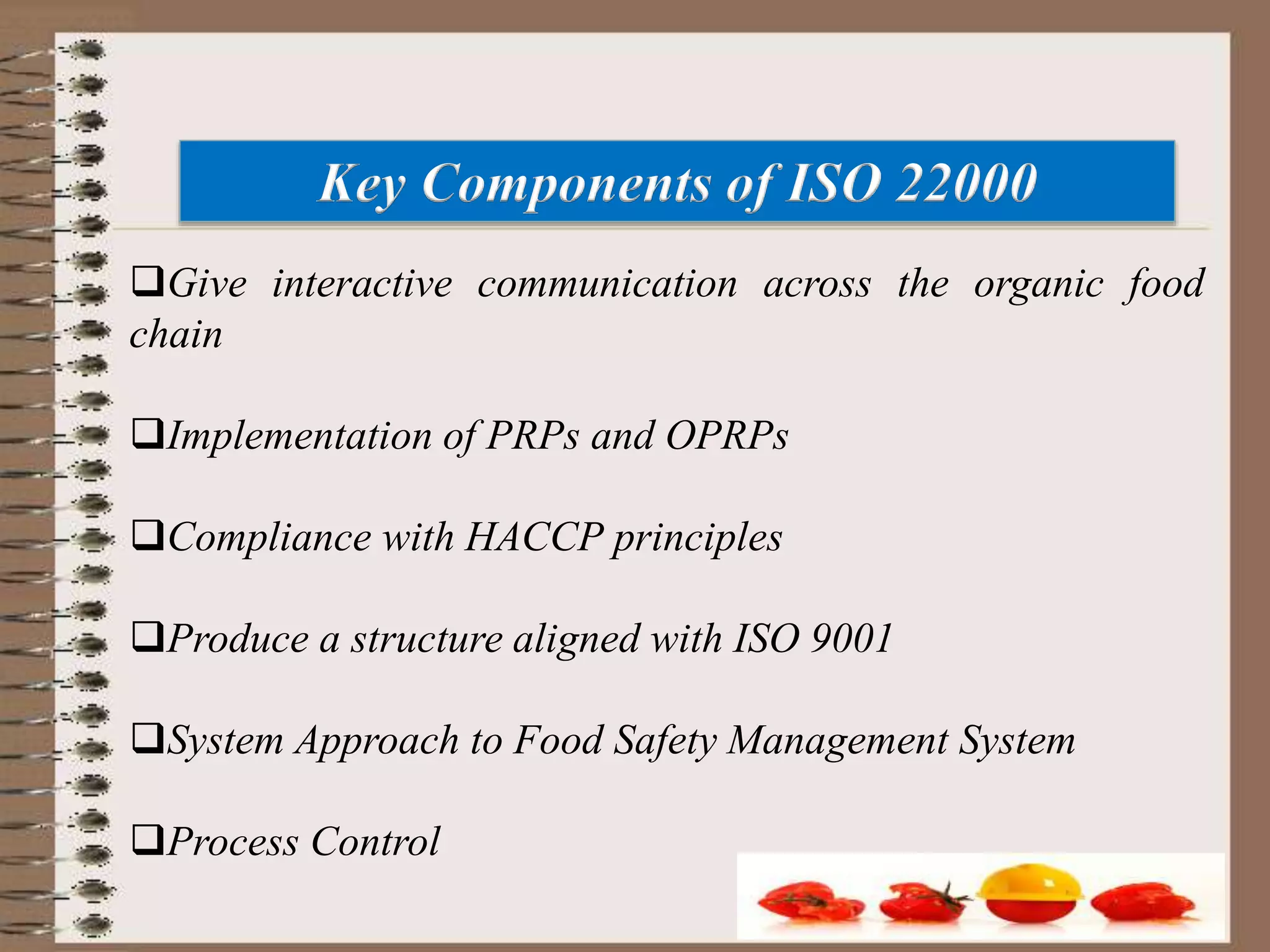 Iso 22000 2005 food safety management system certification practice ...