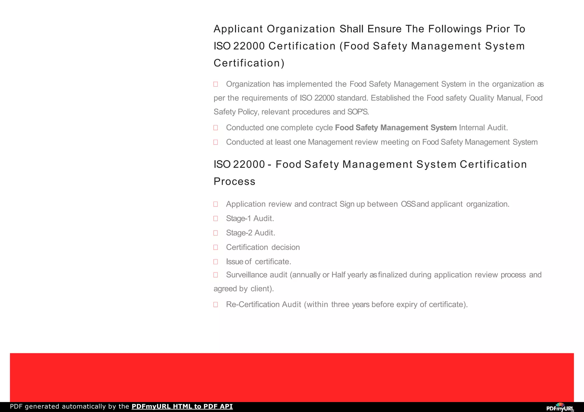 iso 22000 certification | PPT