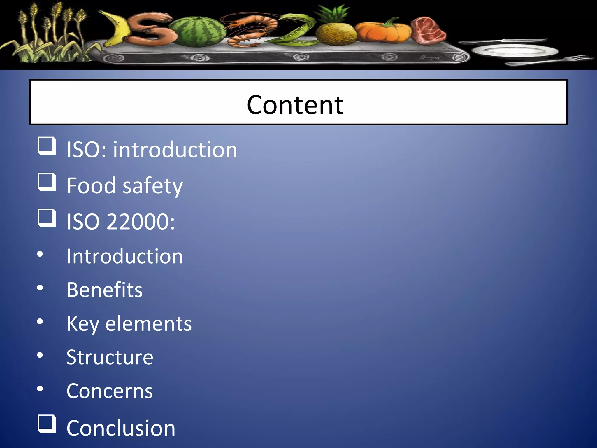 Iso 22000 food safety management system | PPT