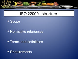 Iso 22000 food safety management system | PPT