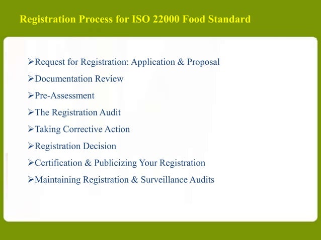 ISO 22000 Food Safety Management System | PPTX | Food Industry | Industries