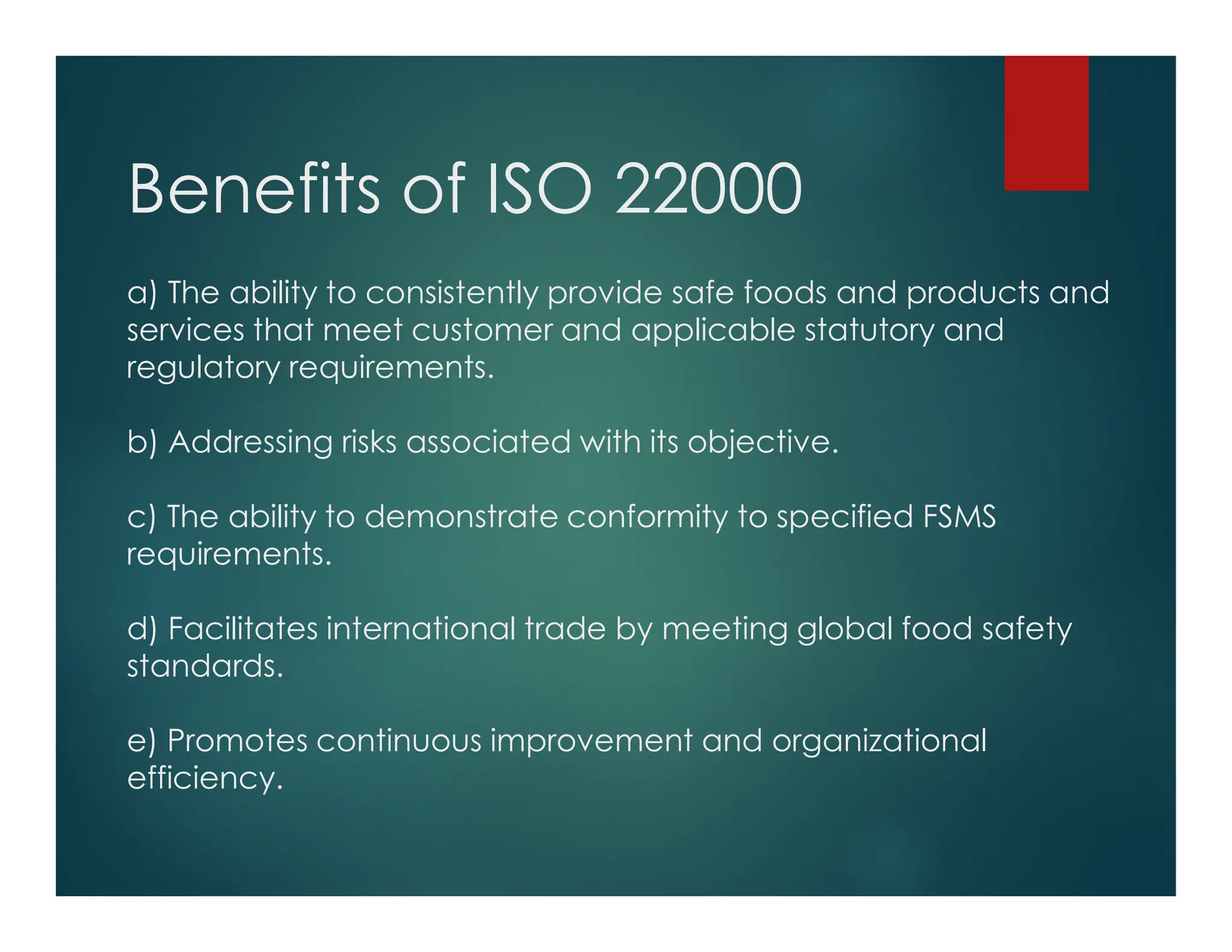 ISO 22000 (Standard and its Implementation at industry) | PDF