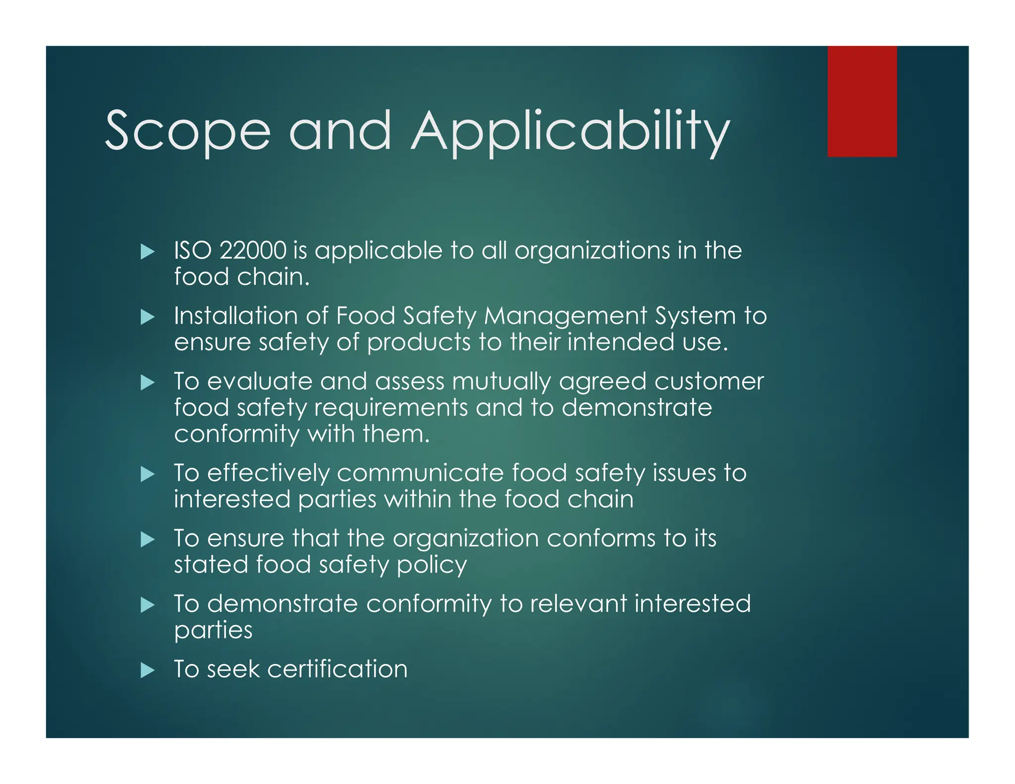 ISO 22000 (Standard and its Implementation at industry) | PDF