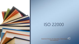Presentation on ISO 22000 | PPTX
