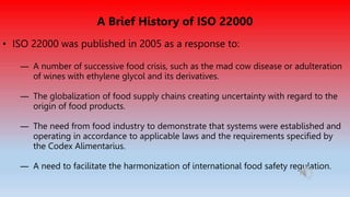 Presentation on ISO 22000 | PPTX