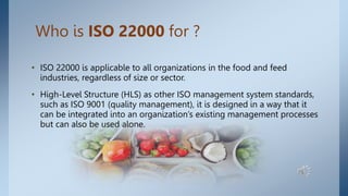 Presentation on ISO 22000 | PPTX