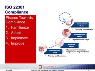 Business continuity management per ISO 22301 - a certification training ...