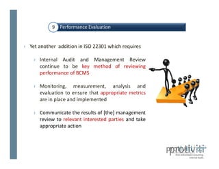 ISO 22301, The first ever ISO for BCM - Presented at BCI Qatar Forum | PPT