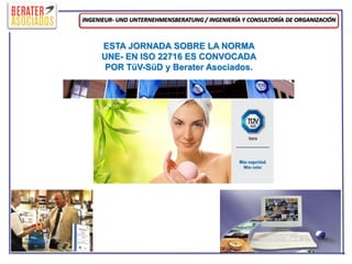 Jornada ISO 22716 Productos Cosméticos | PDF