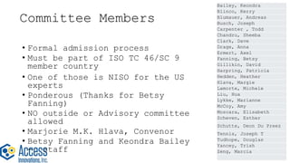 ISO 25964-1Working Group ISO/TC 46/SC 9/WG 8 | PPTX | Search | Internet