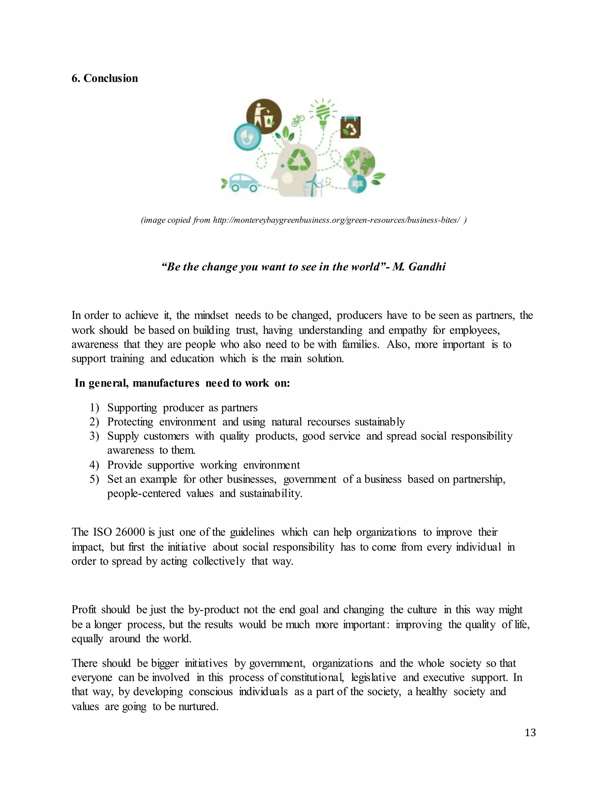 Social responsibility in the textile and clothing industry | DOCX