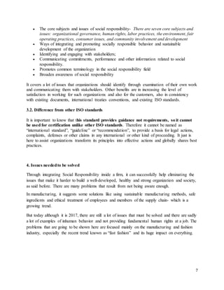 Social responsibility in the textile and clothing industry | DOCX