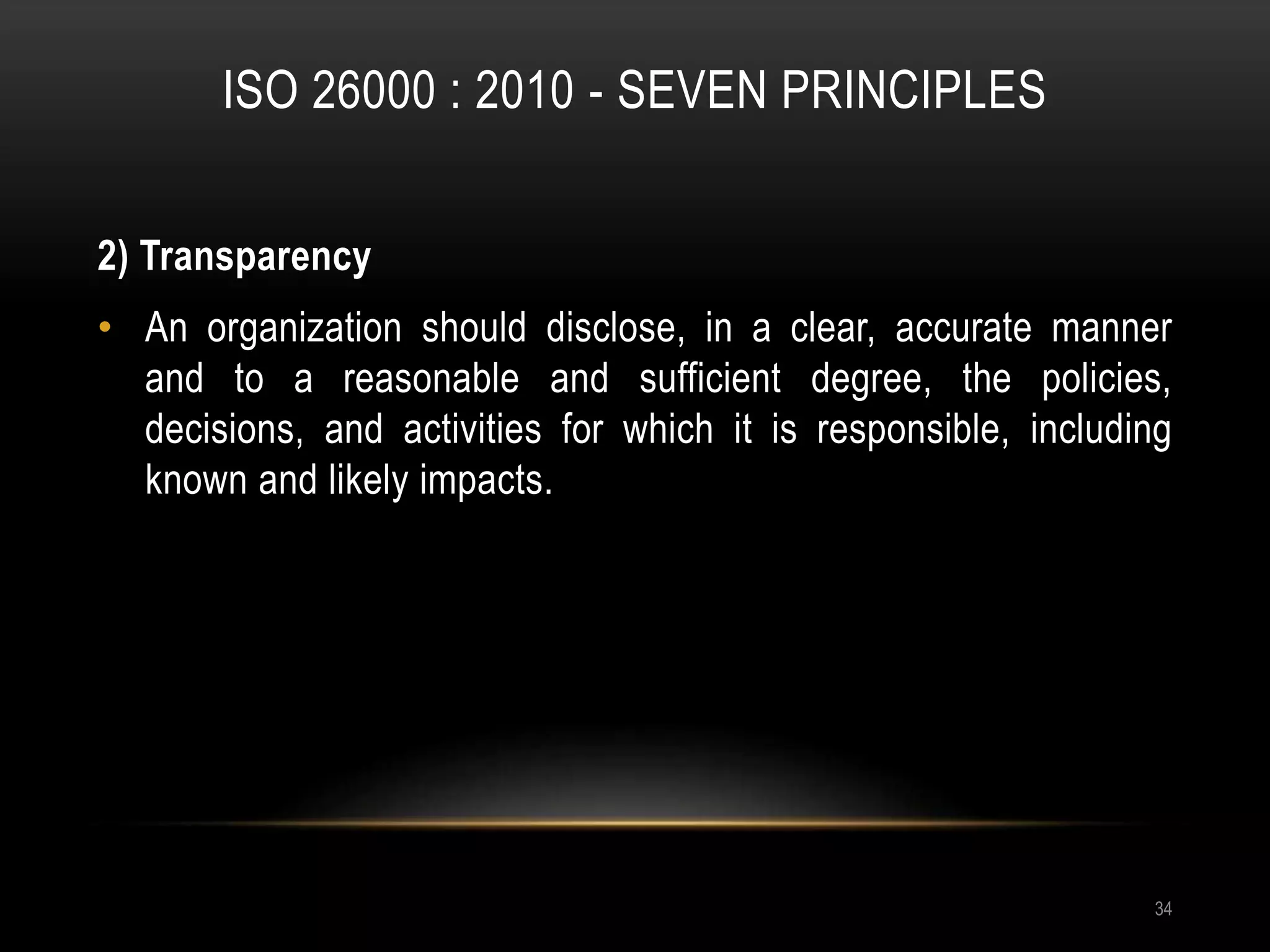 ISO 26000 : 2010 | PPTX